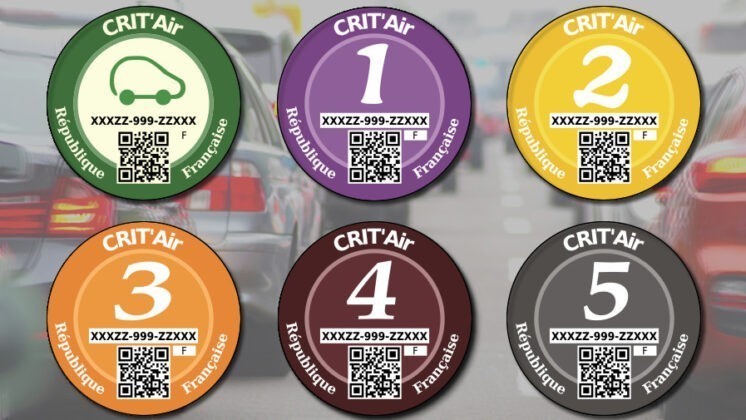 Milieusticker Frankrijk (Crit’Air): Verplicht in 30 extra Franse steden
